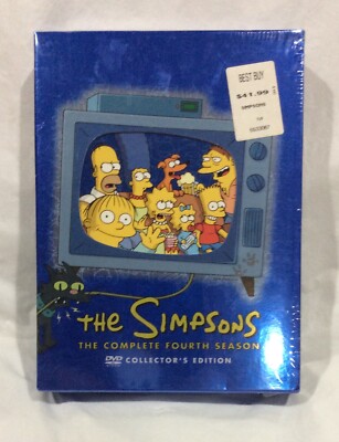 The Simpsons - The Complete Fourth Season (DVD, 2009, 4-Disc Set ...