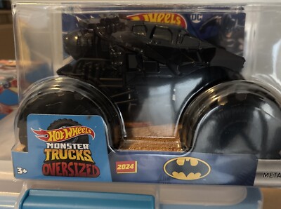 Hot Wheels Oversized Monster Trucks Batman Tumbler Batmobile 1:24 New ...