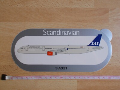 Sticker Airbus A321 - Scandinavian | eBay