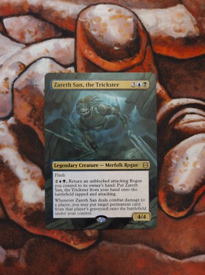 Magic the Gathering Zareth San, the Trickster Hand Painted Custom MTG ...