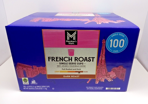 Member's Mark French Dark Roast Coffee, Single-Serve Cups (100 ct.) | eBay