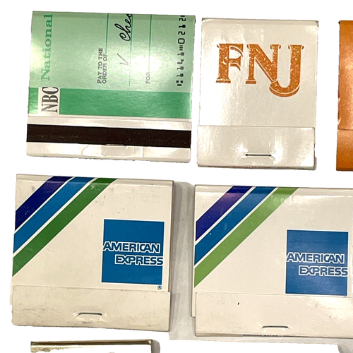 Financial Advertising Matchbooks Lot of 13 American Express Bank ...