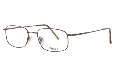 Flexon 610 218 Eyeglasses Men's Coffee Full Rim Rectangular Optical ...