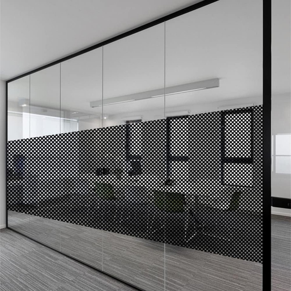 Moyishi One-Way Perforated Black Vinyl Privacy Window Film 17 x 78, | eBay
