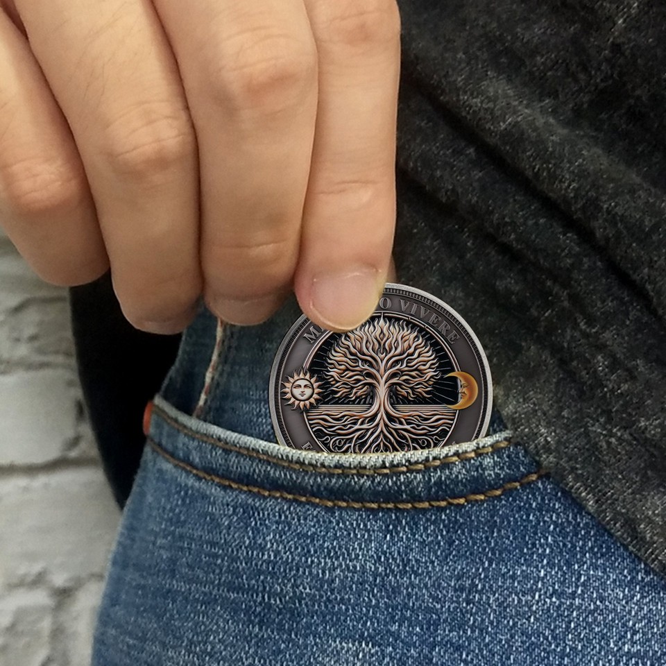 Stoic Token Skull Death Memento Mori Challenge Coin Stoicism Gifts For ...