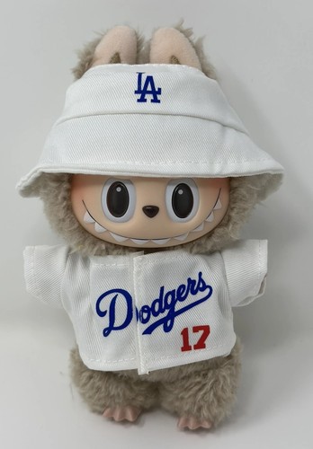 Clothes Outfit For Labubu - Dodgers Jersey And Hat White OHTANI 17 (NO ...
