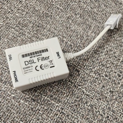 DSL microfilter Broadband Micro Filter Lead BT Inline RJ11 Phone ...
