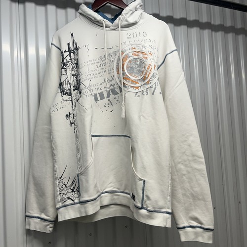 Vtg Y2K Oakley Hoodie Logo Washed Sweatshirt Mens large | eBay