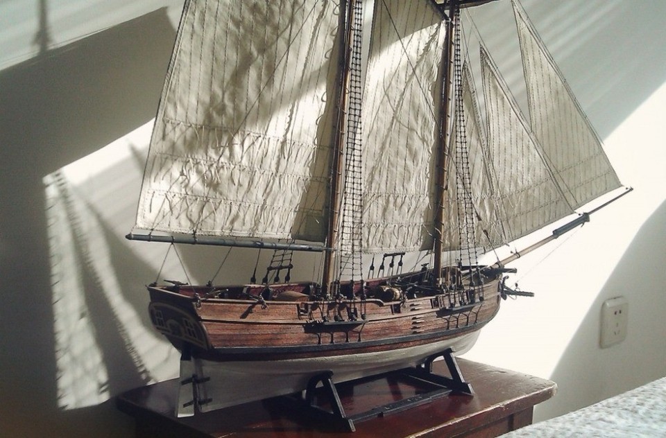 Scale 1/60 Ship model Assembly building kits Ship 1718 wooden model ...