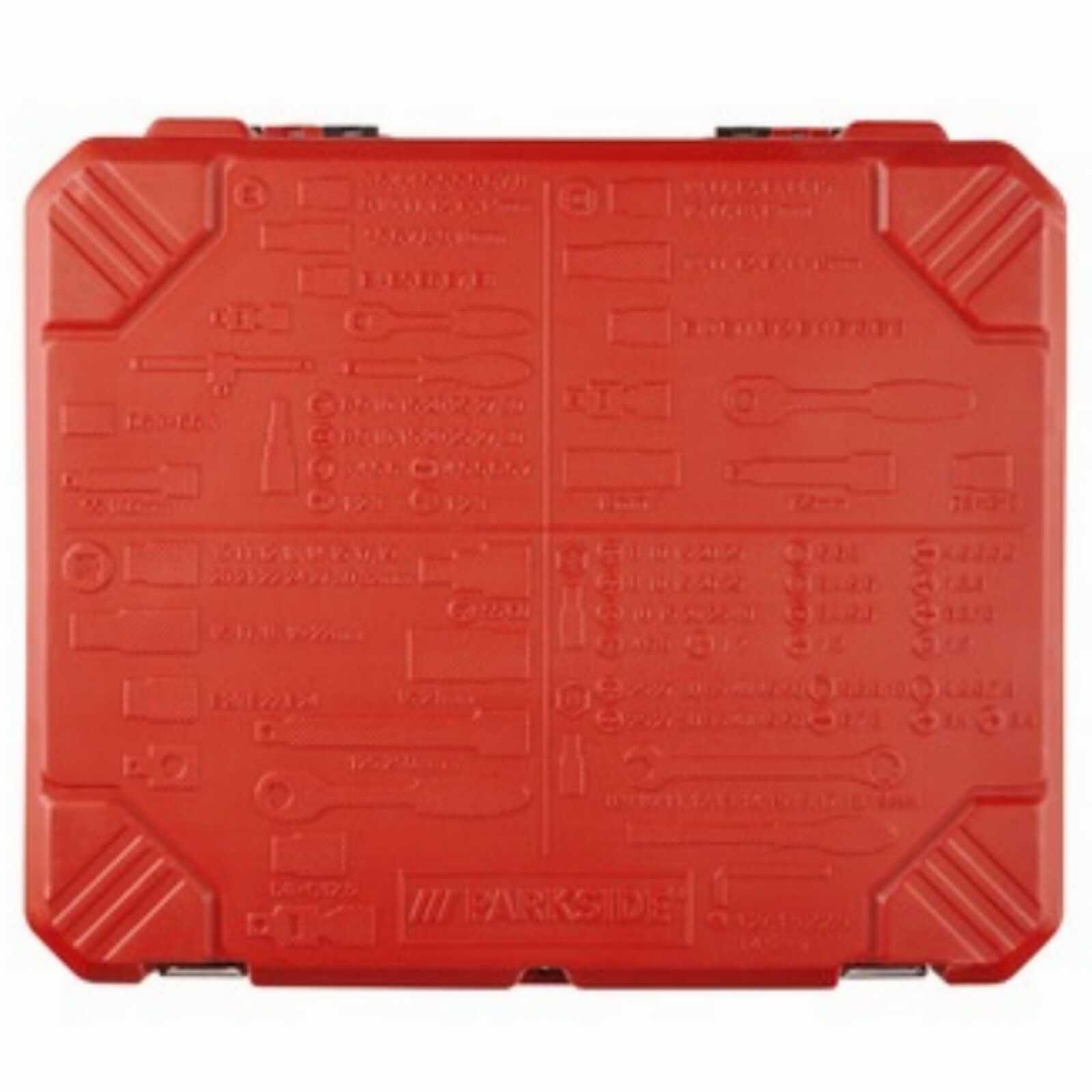 Parkside 216 Piece Car Ratchet & Socket Bit Set High Quality Laser Cut ...