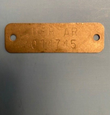 1966 FORD FAIRLANE 4 SPEED TOPLOADER TRANSMISSION ID TAG 390 HEH AR ...