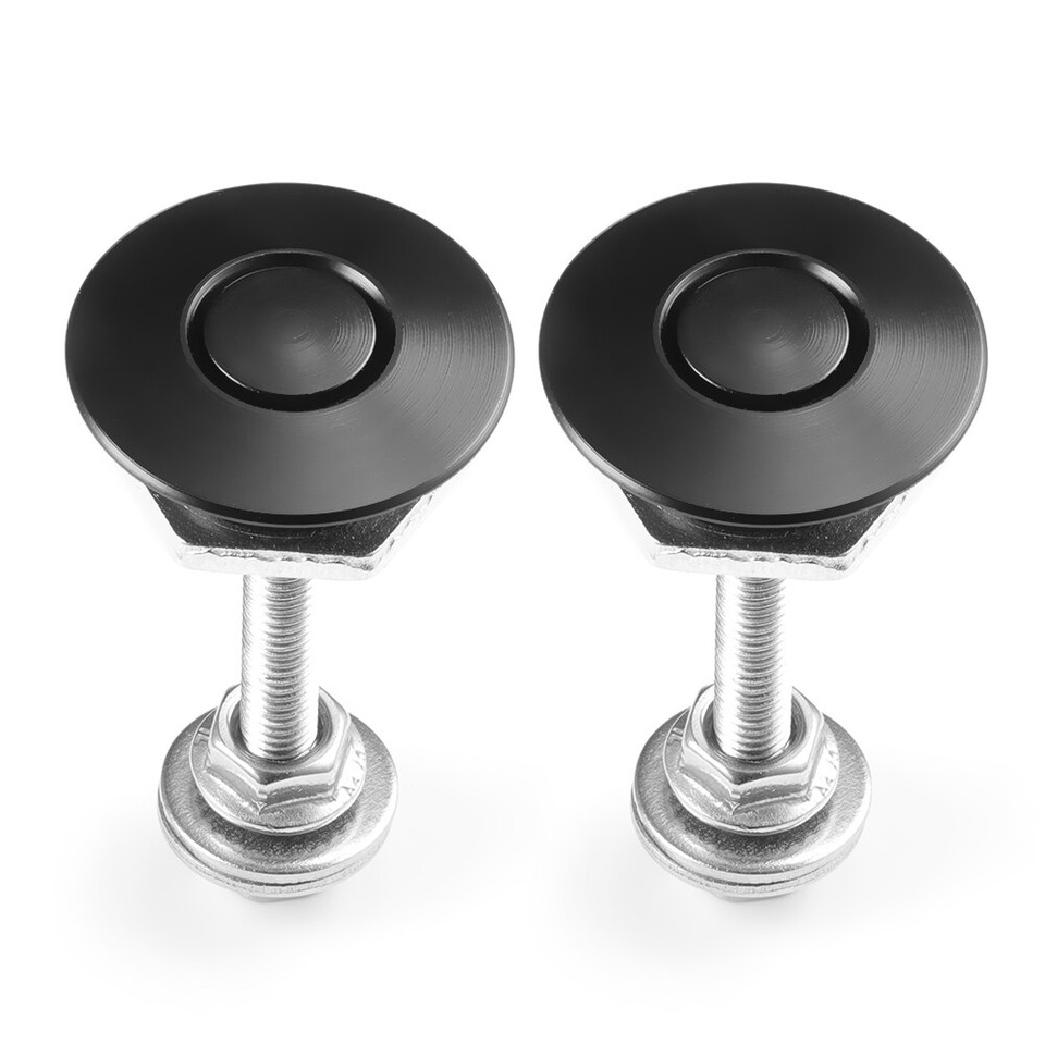 4x Car Quick Release Bumper Latch Push Button Bonnet Hood Pin Lock Clip ...