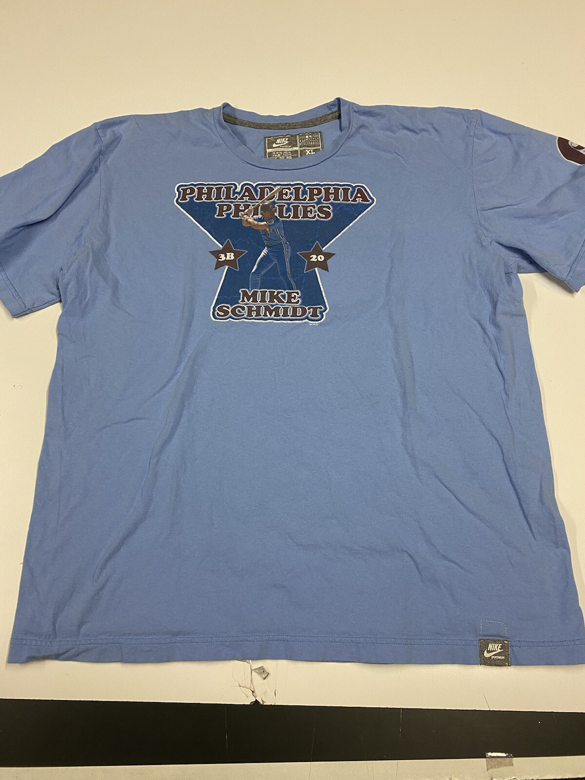 Philadelphia Phillies MIKE SCHMIDT T-Shirt NIKE Men's… - Gem