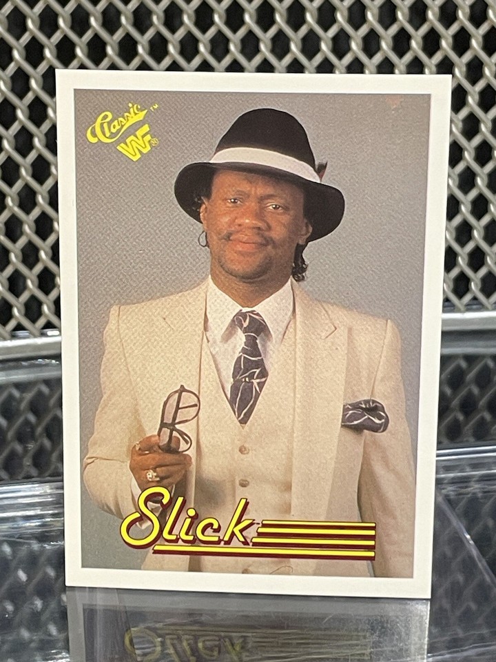 1990 WWE Classic Slick Wrestling Card WWF Superstar Legend Manager Twin ...