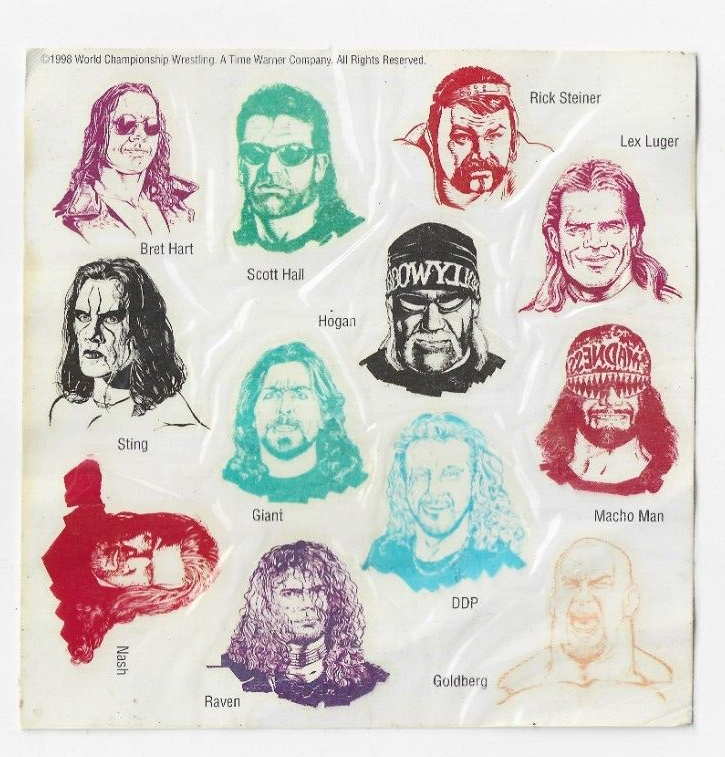 Nash Hogan Tattoos 1999 Topps WCW/nWo Nitro Wrestling Cards Checklist