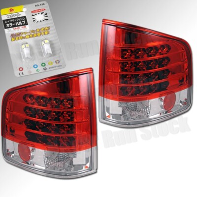 FOR CHEVY S10 GMC SONOMA OE RED CLEAR LED TAIL LIGHTS +WHITE LICENSE ...