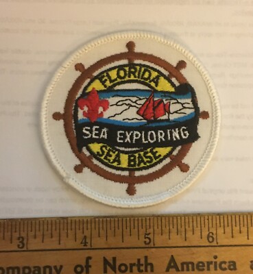 National High Adventure Florida Seabase Sea Exploring Emblem BSA New | eBay