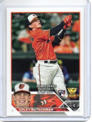 2023 Topps Update Adley Rutschman Rookie Debut Card #US180 Orioles RC ...