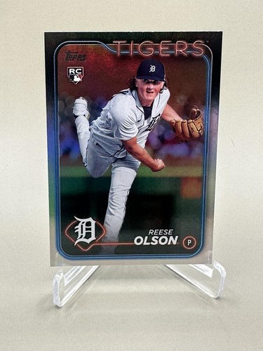 REESE OLSON 2024 Topps Series 1- RAINBOW FOIL RC #308- Tigers | eBay