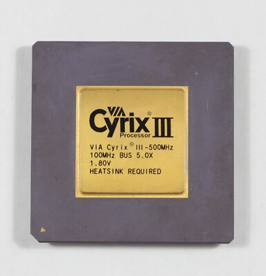 Socket 370 CPU - VIA Cyrix III 500MHz - Samuel - TESTED - NO TARIFF | eBay