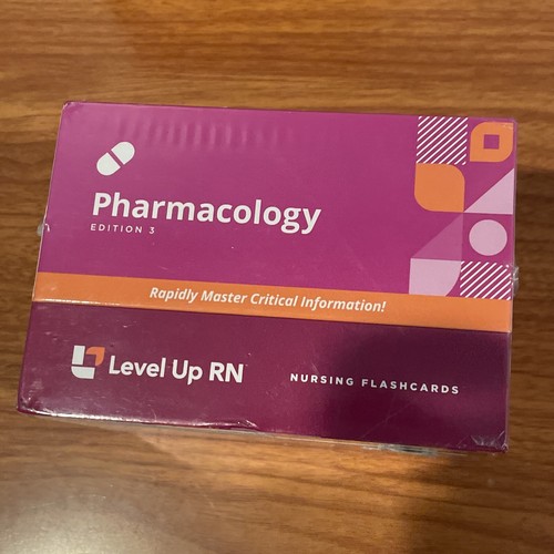 Level Up RN Pharmacology Edition 3 Nursing Flashcards | eBay