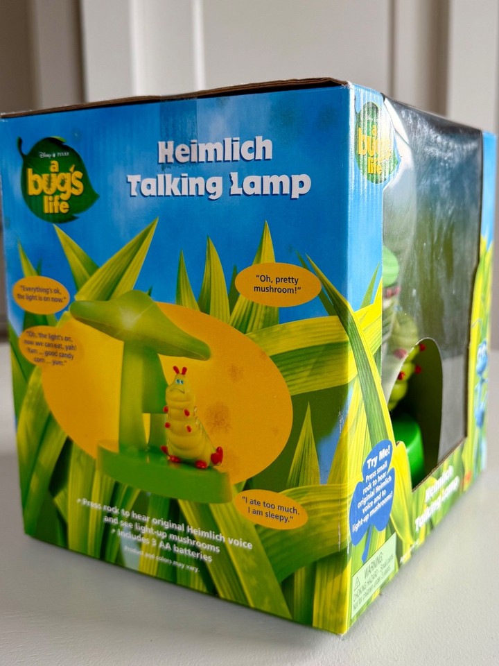 Pixar Heimlich Talking Lamp New In Box RARE | eBay