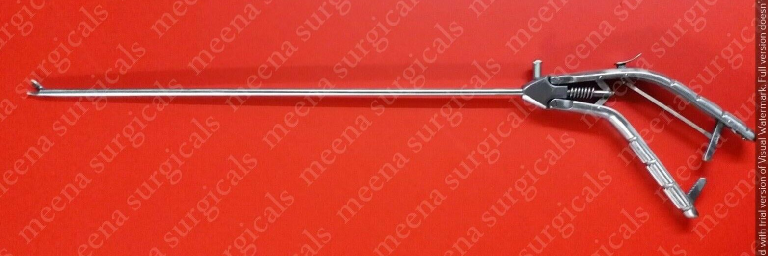 Needle holder Curved Jaw Gun-Type 5mmx330mm Laparoscopic Surgical ...