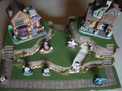 Halloween/Thanksgiving/Easter/Spring/Fall Village Display Platform Base ...