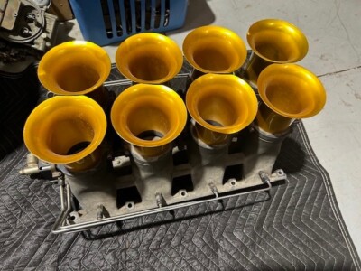 VINTAGE ARIAS 90's HILBORN FUEL INJECTION BBC HEMI MOTOR | eBay