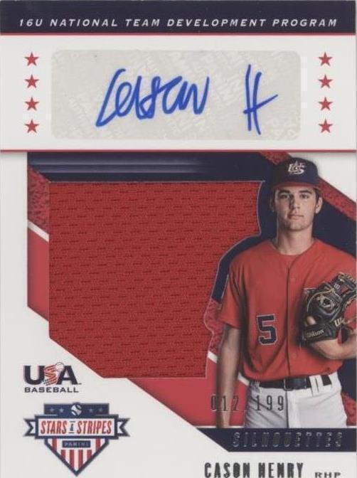 2019 Panini USA Baseball Stars & Stripes - Silhouettes Signatures 16U ...