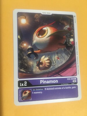 Pinamon EX4-004 U Digimon CCG | Alternative Being Near Mint English | eBay