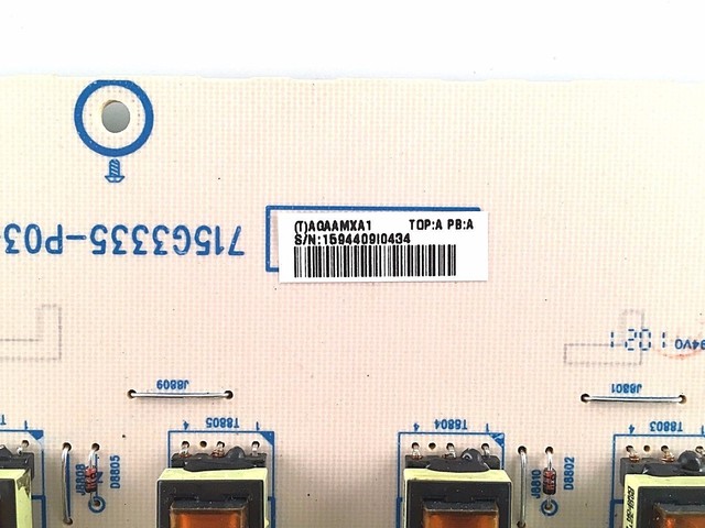 Vizio 26" VA26L AQAAMXA1 LCD Backlight Inverter Board Unit Motherboard ...