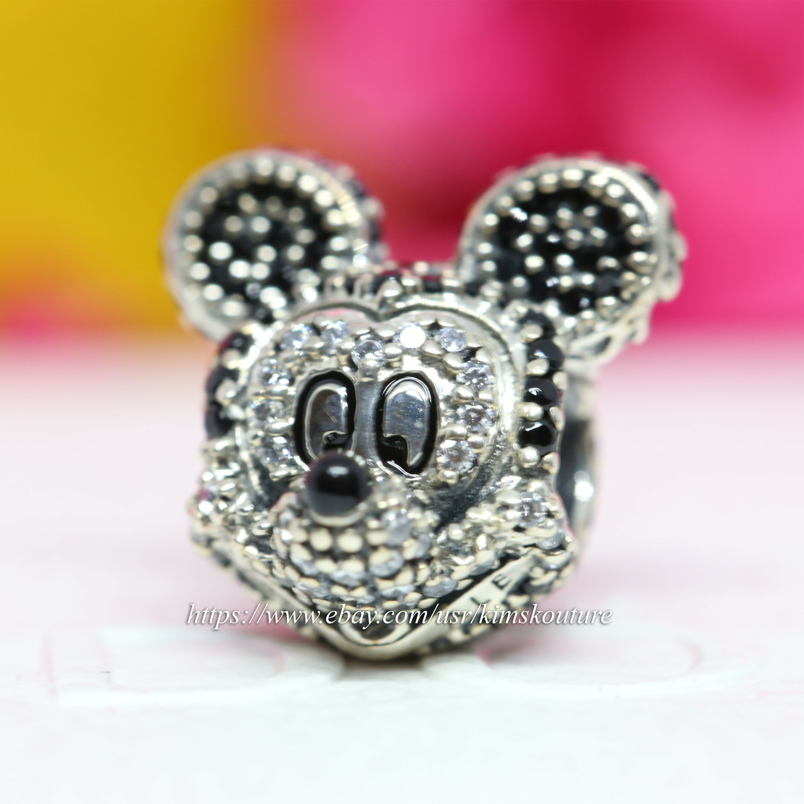 Authentic Sterling Silver Limited Edition Sparkling Mickey Mouse Charm ...
