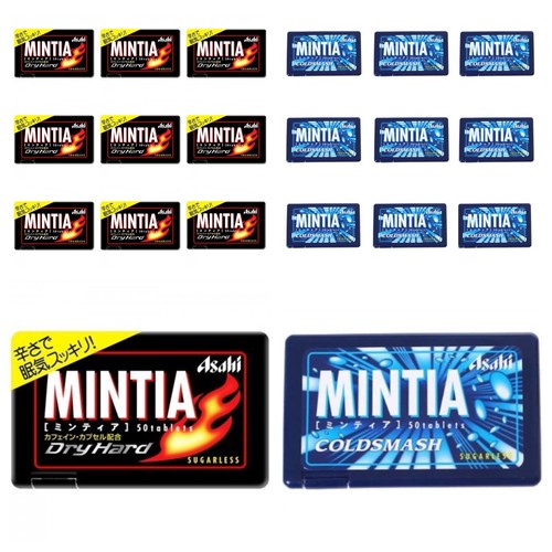 Asahi Mintia Strong Breath Mints: 10 X Cold Smash 10 X Dry hard. Free ...