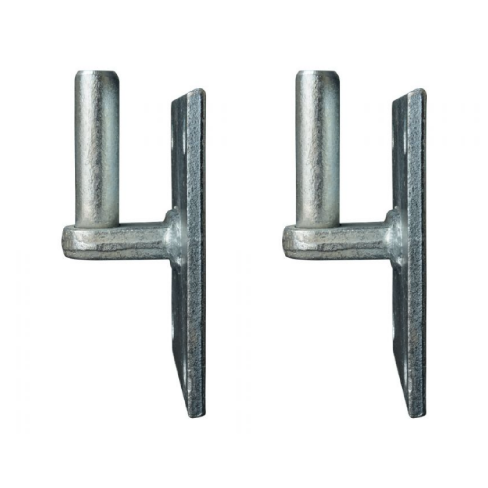 Gate Hinge Hook Plate on Square Plate Zinc Plated 75mm / 100mm | eBay UK