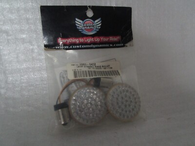 Custom Dynamics Dynamic Rings LED 1156 Bullet Front Turn Signal Inserts ...