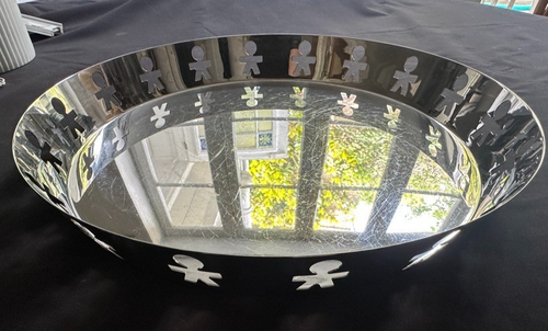 Alessi Girotondo High Edged Tray 39cm Stainless Steel King Kong Italy ...