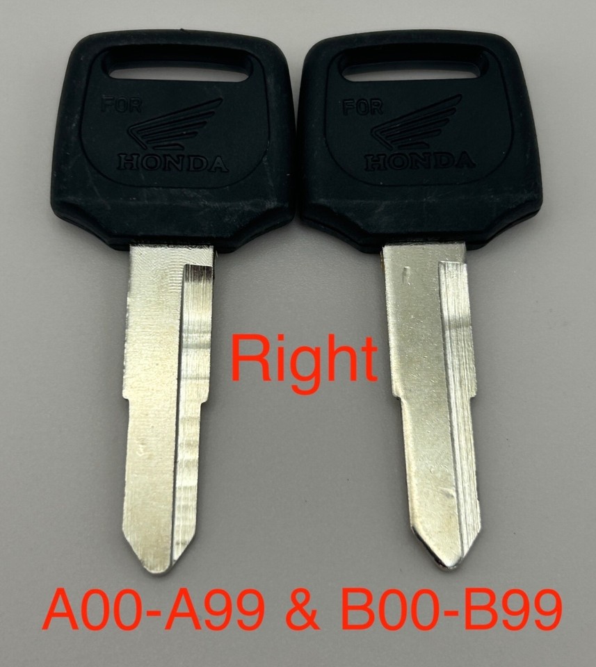 2 Key Blanks Honda Elite 250 Scooter Goldwing GL 1100 1200 1500 GL1200 ...