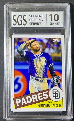 2020 Topps Update FERNANDO TATIS JR. 1985 Topps 35th Anniversary Padres ...