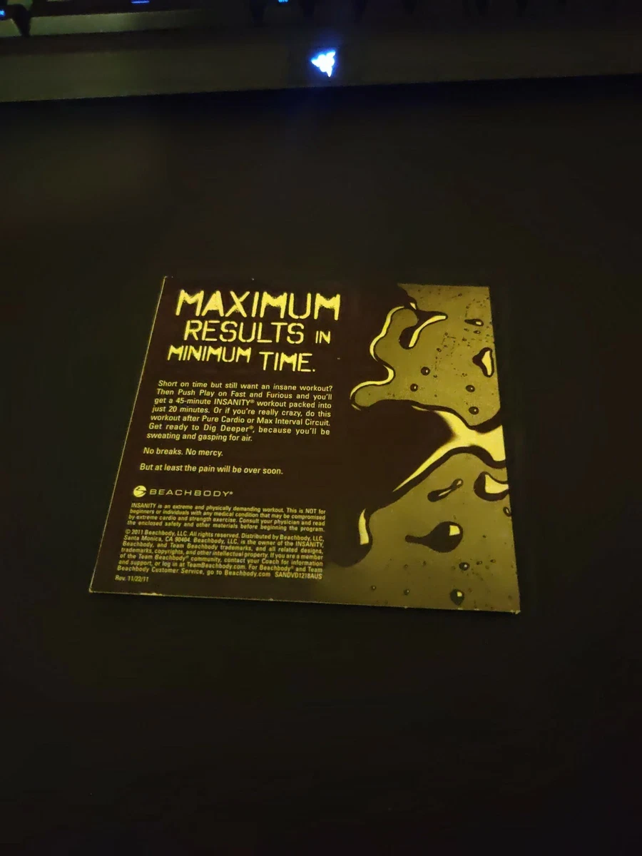 Insanity Fast And Furious Dvd Workout | EOUA Blog