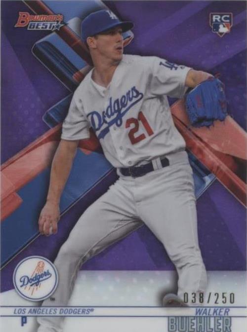 2018 Bowman's Best - Walker Buehler #2 Purple Refractor /250 (RC) for ...