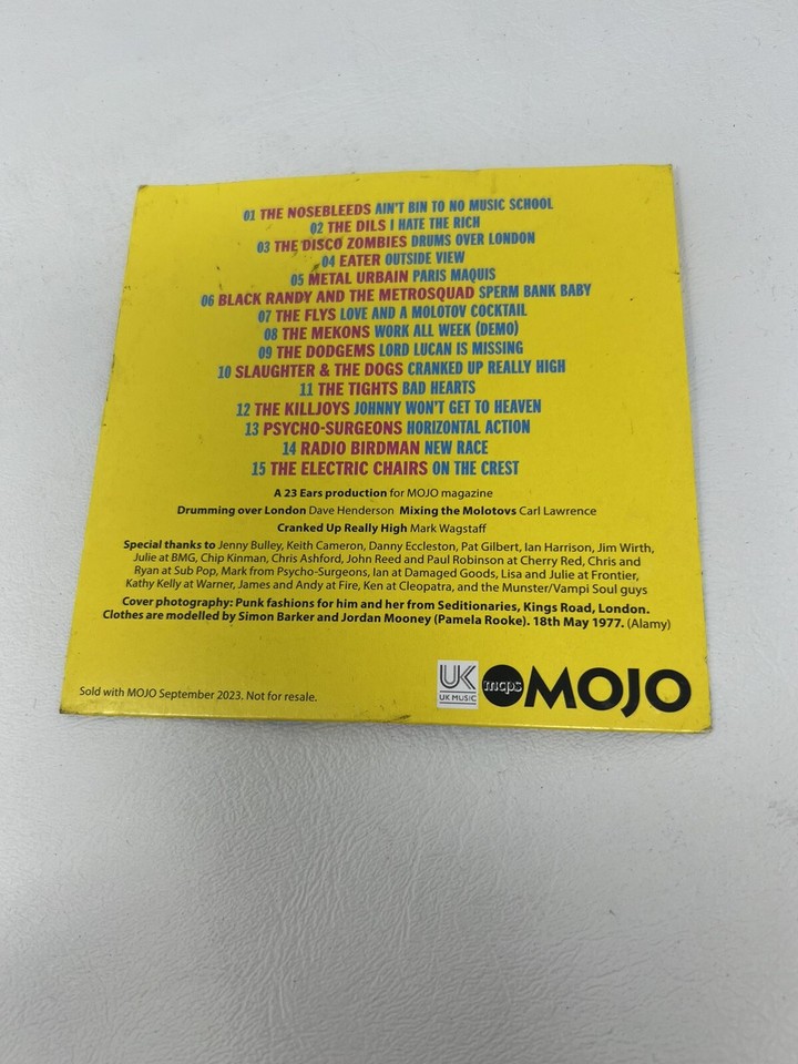 Mojo presents Punk Nuggets - 15 Rabble Rousing Rarities Cd | eBay