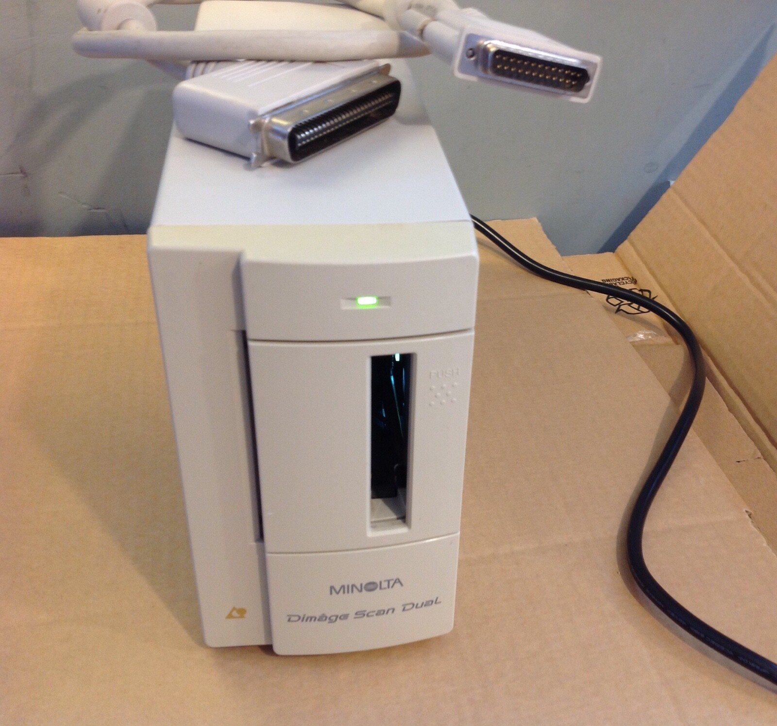 MINOLTA F-2400 DIMAGE SCAN DUAL FILM SIDE SCANNER | eBay