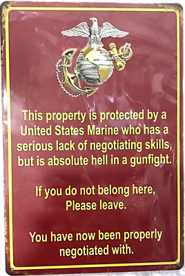 Marine Corps Warning Signs