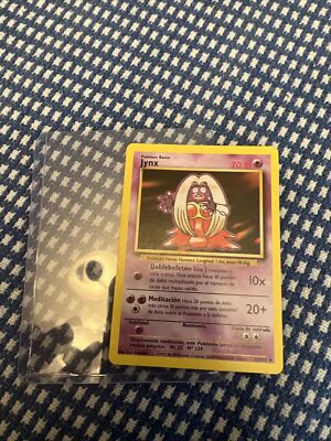 Pokemon Card Jynx (Spanish) BASE SET 31/102 - LP Condition | eBay