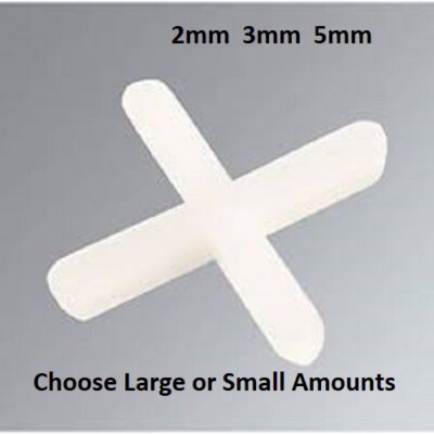 Tile Spacers Vitrex Tiling Spacer Cross Grout Line Wall Floor SELECT ...