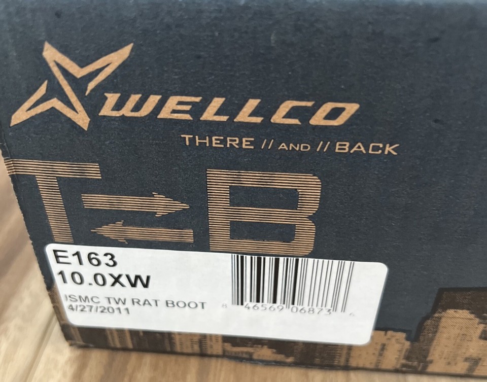 Wellco E163 USMC Marine Corps EGA Rugged All Terrain RAT Army Boots 10. ...