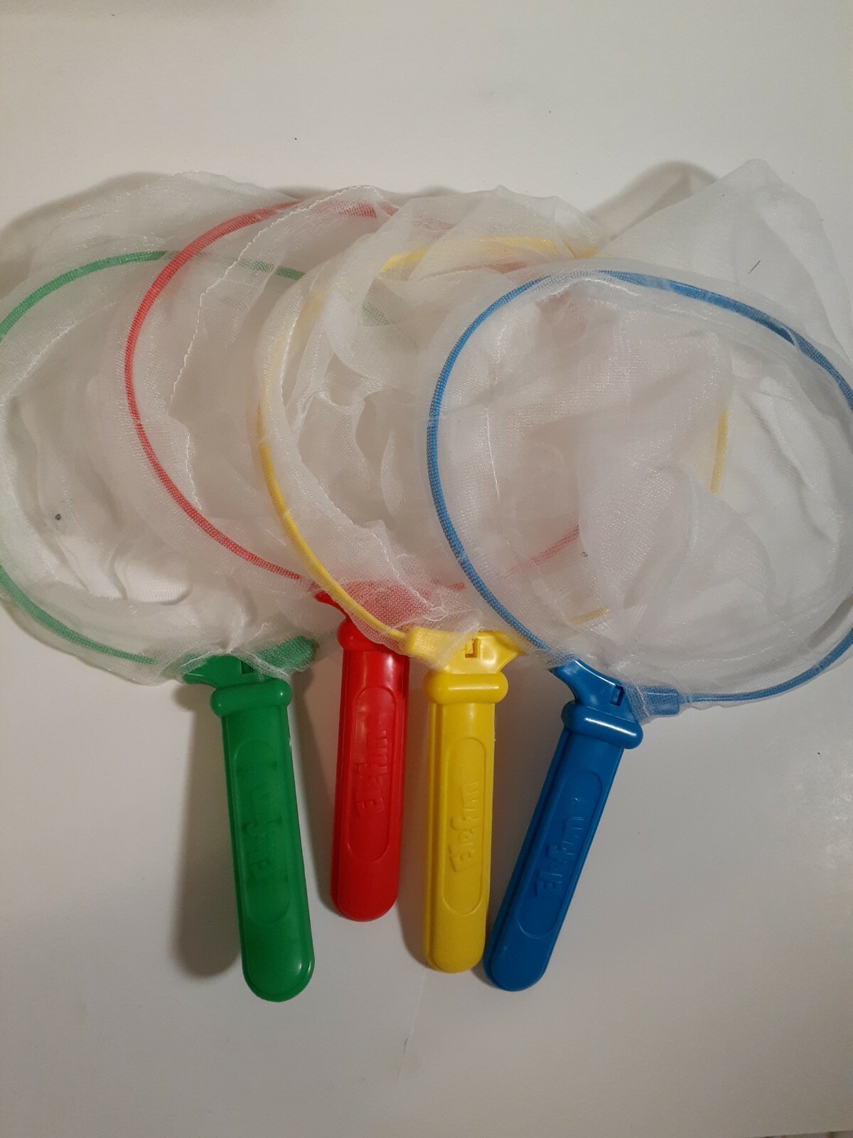 4 Elefun Game Replacement Butterfly Nets Yellow, blue, red green ...