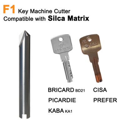 F1 Key Cutter Compatible with Silca Matrix Manual Machine Carbide 0.7mm ...