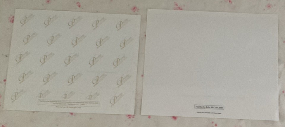 John McCain And Cindy McCain 2008 Campaign Photo Autopen Signed | eBay